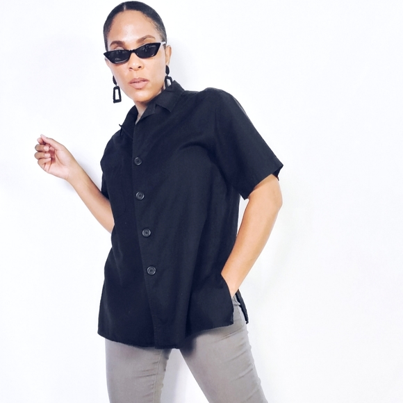 New York & Company | Tops | Linen Button Down | Poshmark